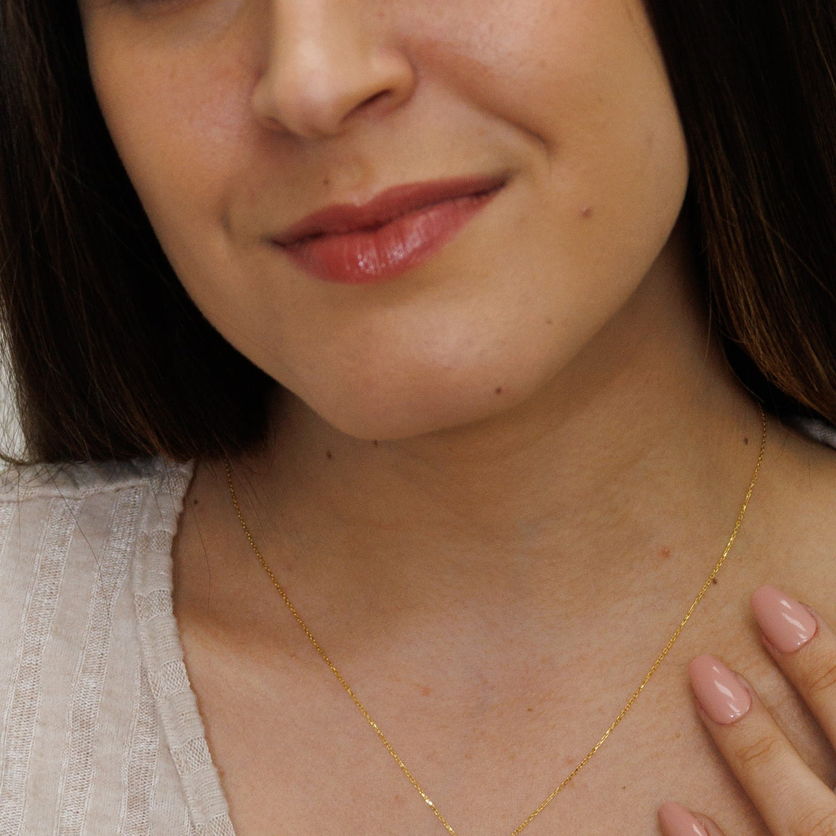 14 Karat Solid Gold " Evil Eye " Necklace – HERSHE